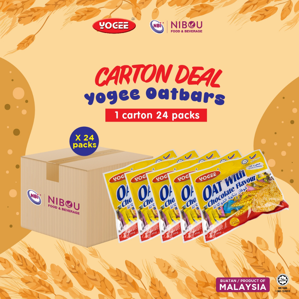 YOGEE Oat Bar With Chocolate ( 400gm x 24 ) | Shopee Malaysia