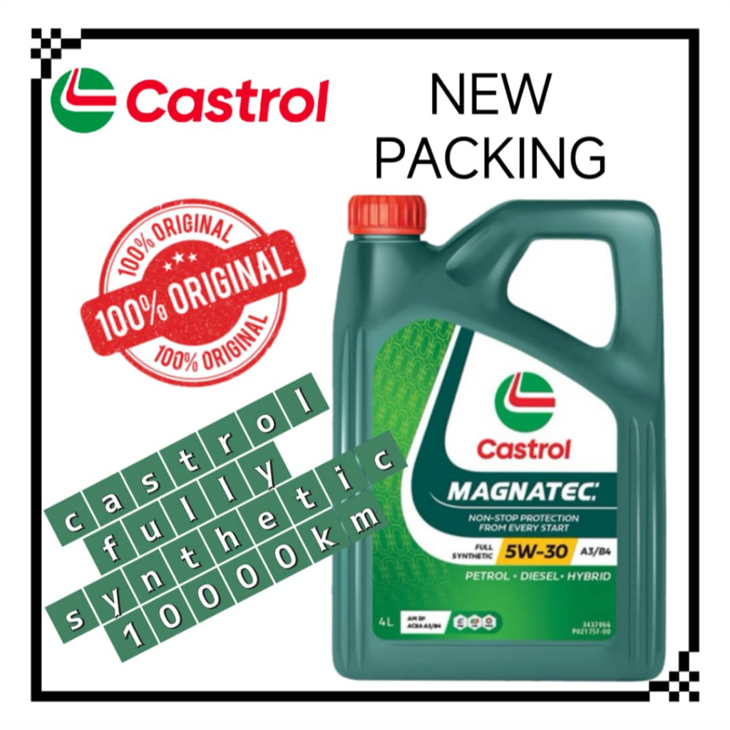 3437066 Castrol MAGNATEC 5W-30 (4L) Full Synthetic Engine Oil API SP ...