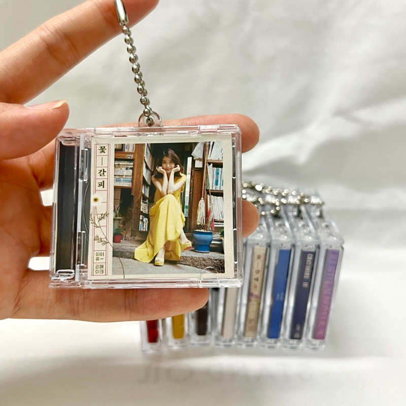 IU - The Flower Bookmark Mini Album CD Keychain with NFC | Shopee Malaysia