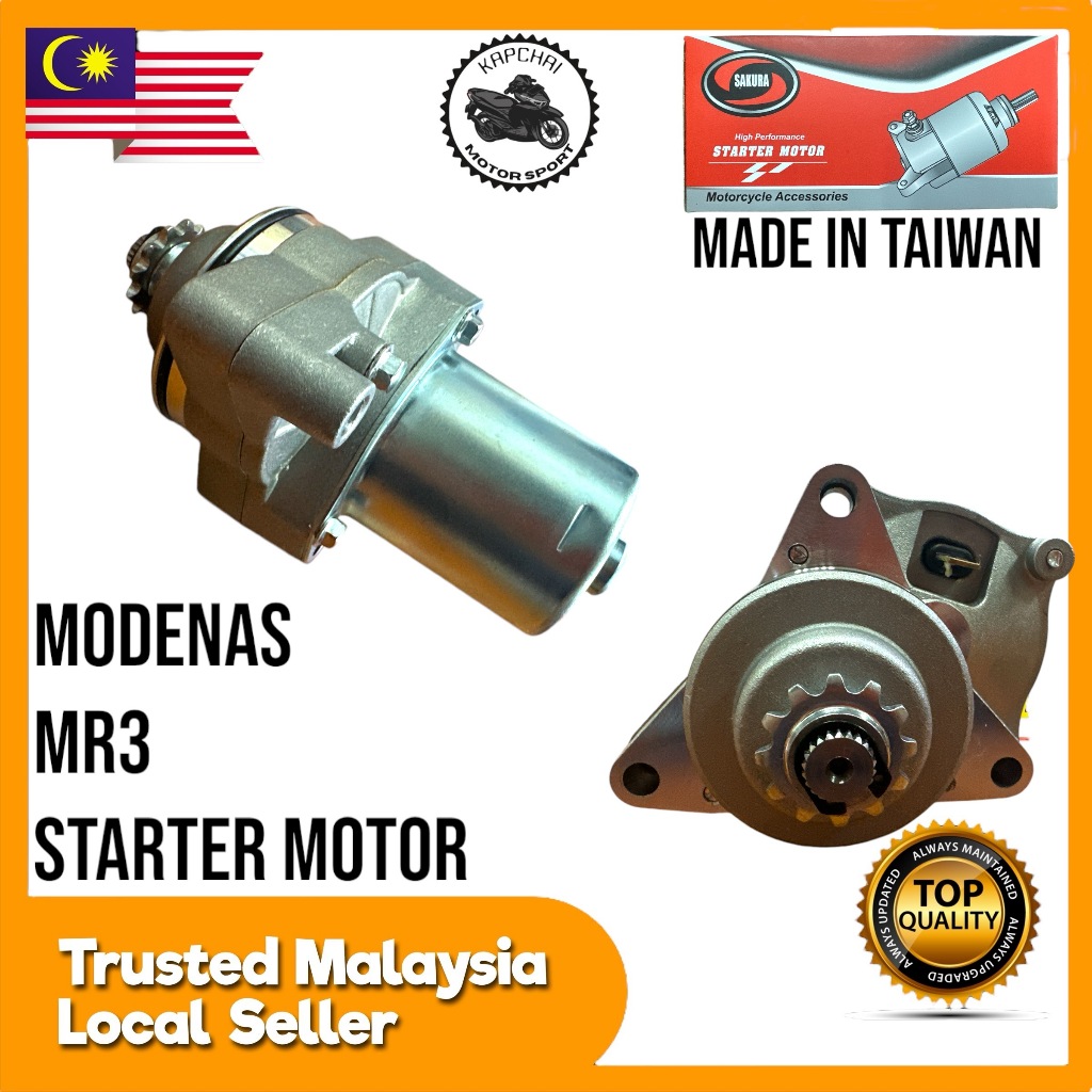 MODENAS MR3 STARTER MOTOR ASSY | Shopee Malaysia