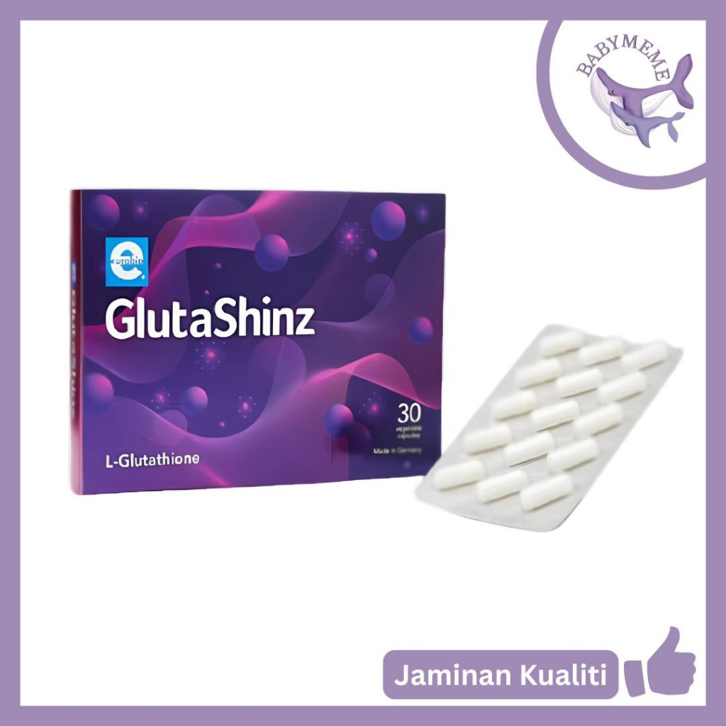 HALAL KKM Eurobio Glutashinz 30 Cap Whitening Supplement Memutihkan ...