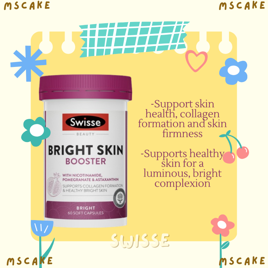 Swisse Beauty Bright Skin Booster 60s 120s/ Bright Skin + 60 Capsules ...