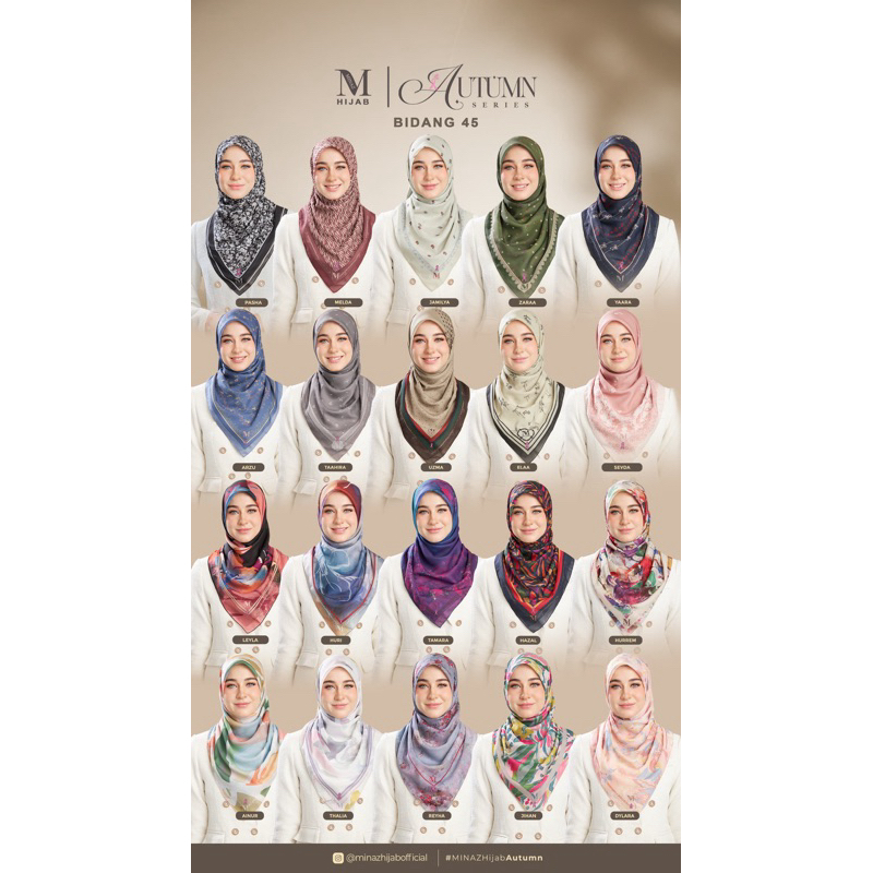 Minaz Hijab Autumn Series | Shopee Malaysia
