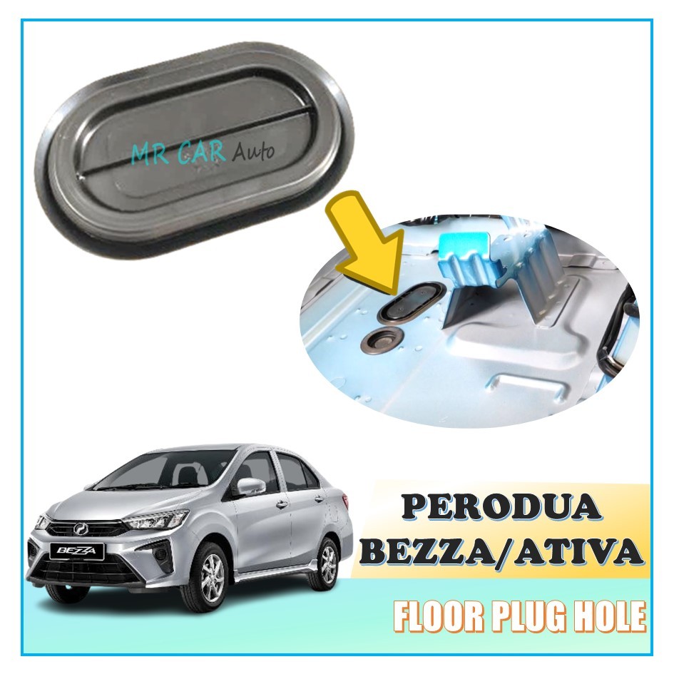 PERODUA BEZZA ATIVA AXIA FLOOR PLUG HOLE / SPARE TYRE CAP (ORIGINAL ...