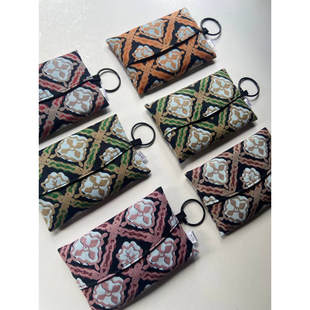 HANDMADE BATIK TERENGGANU TISSUE POUCH FOR GOODIES(INCLUDE WITH TISSUE ...