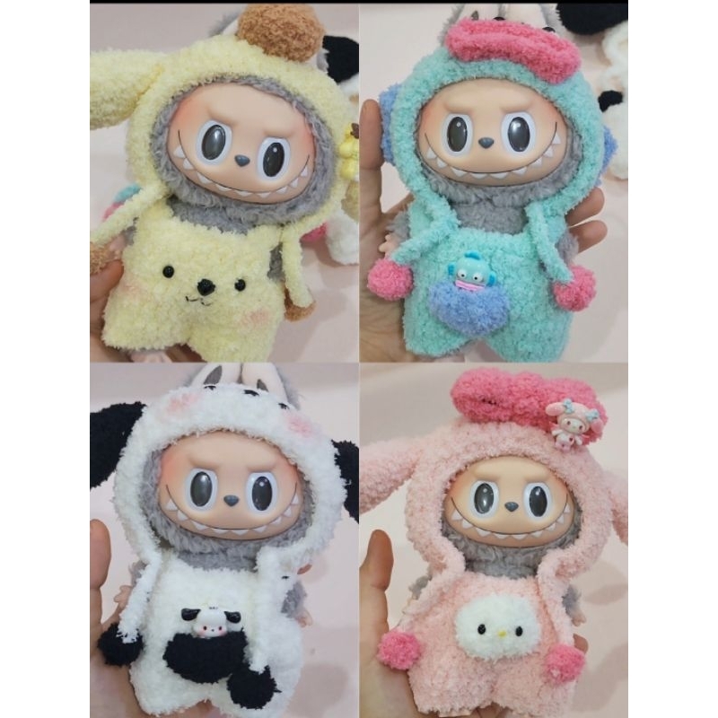 Ready stock labubu macaron versions 1 outfit clothes sanrio ...