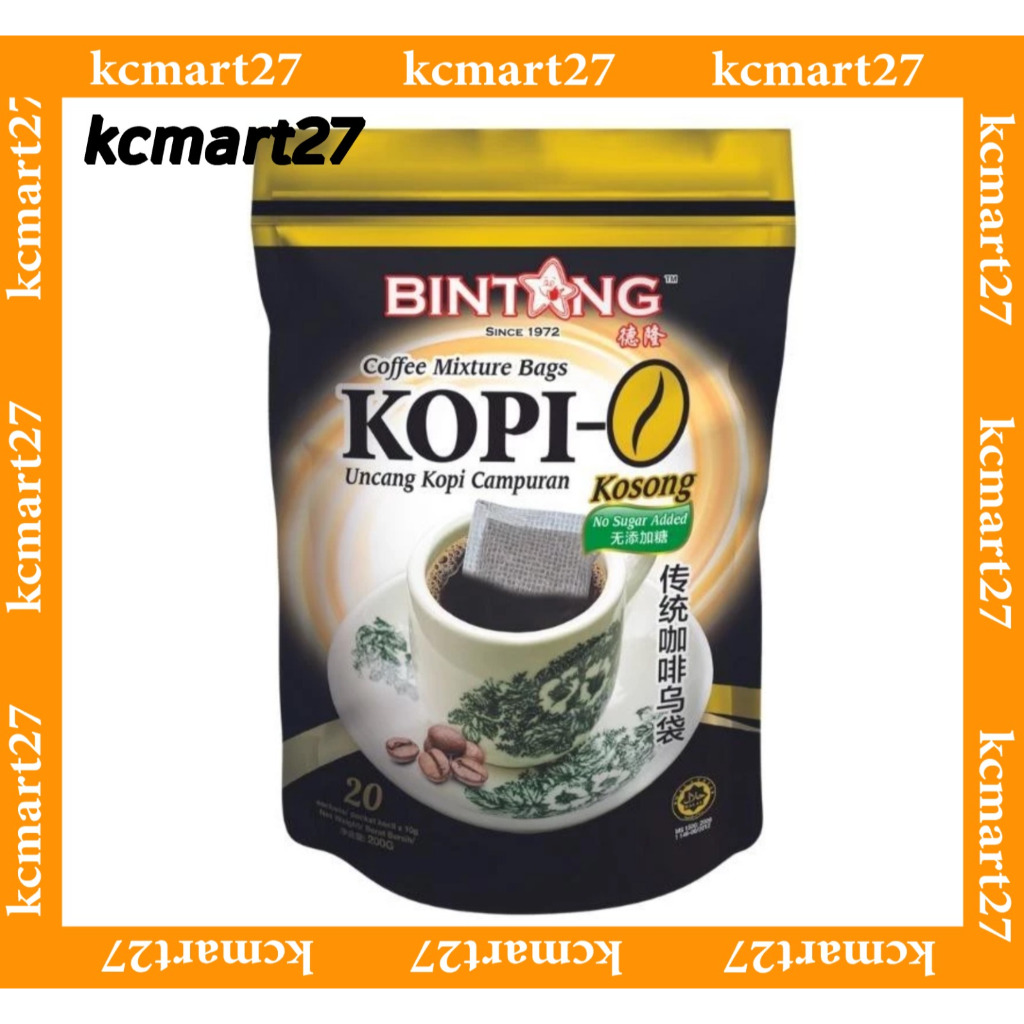 Bintang Kopi-O Coffee Mixture Bags Uncang Kopi Campuran Kosong 200g ( 10g x 20 sachets ...