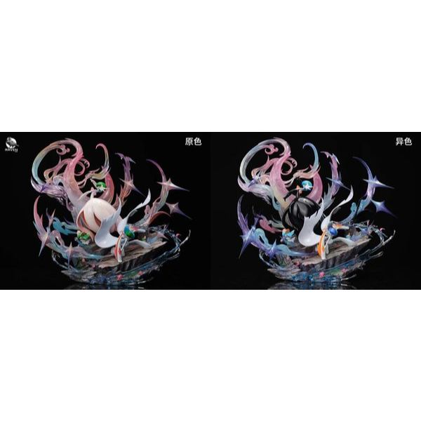 Raven Studio - Gallade & Gardevoir Pokemon Resin Statue GK Anime Figure ...