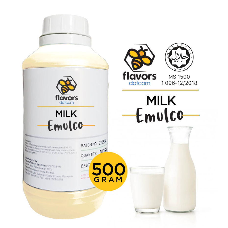 [HALAL] Flavors Dotcom - Milk Emulco (250g/500g) | Shopee Malaysia