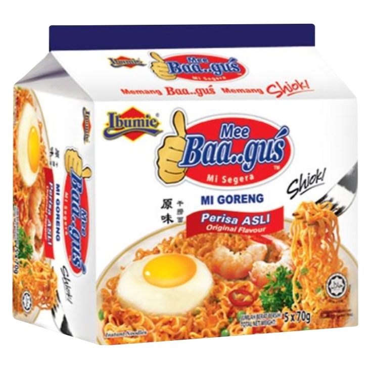 Ibumie Mee Baagus Asli 70G X 5'S | Shopee Malaysia