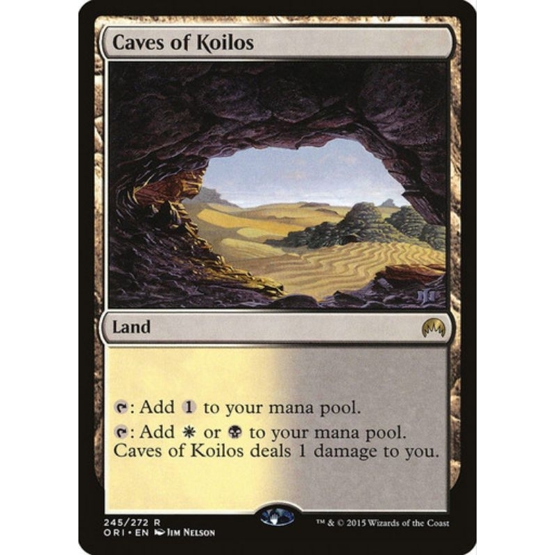 MTG Rare Land Card - Caves of Koilos (Magic Origins) | Shopee Malaysia