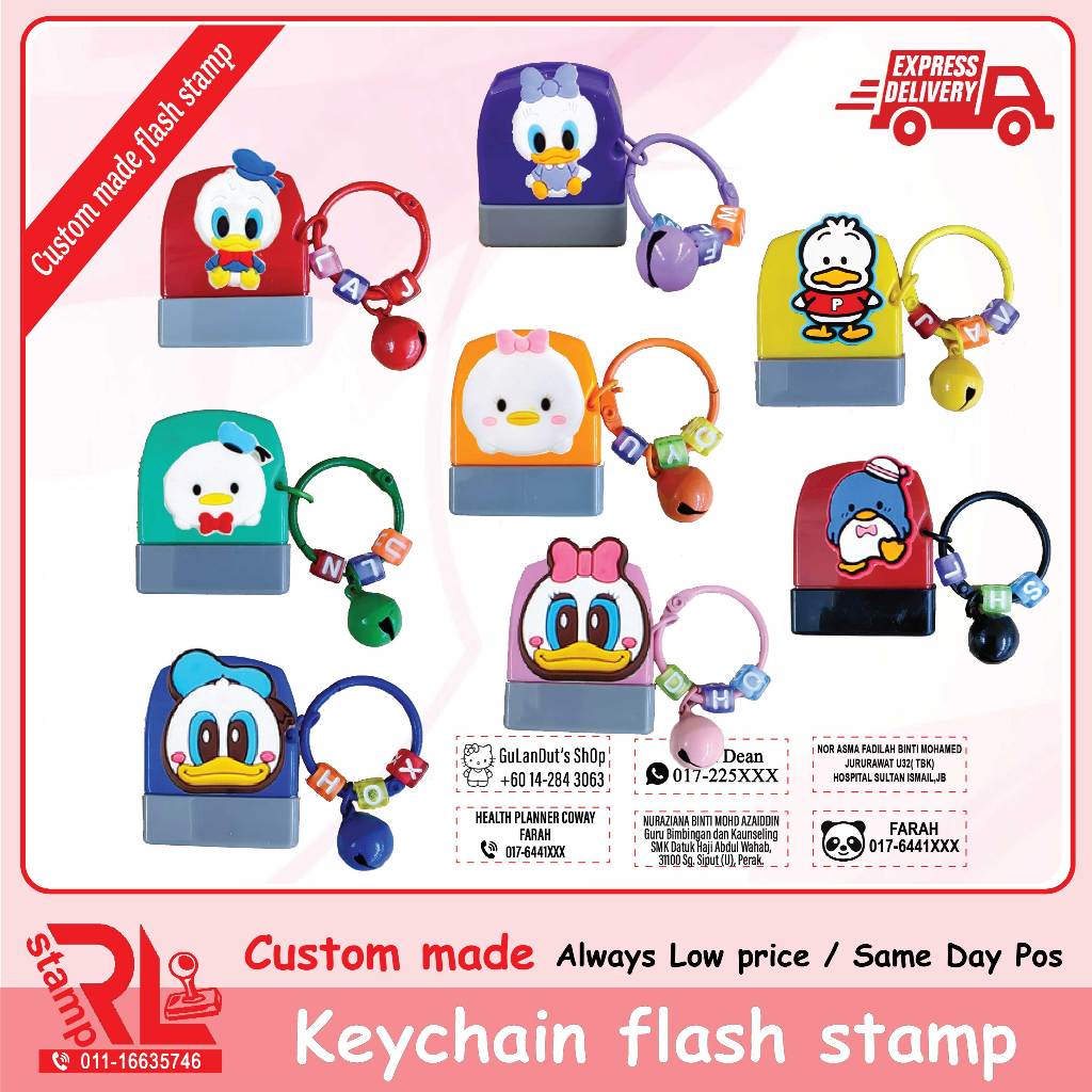 [1207K-ABC] READY STOACK cop guru / cop nama stamp / stamp cop /cop ...