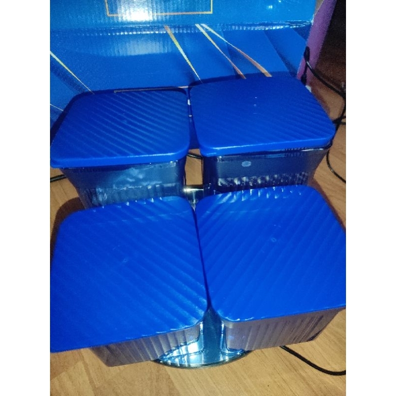 Elegance Square TUPPERWARE Set 4 pcs | Shopee Malaysia