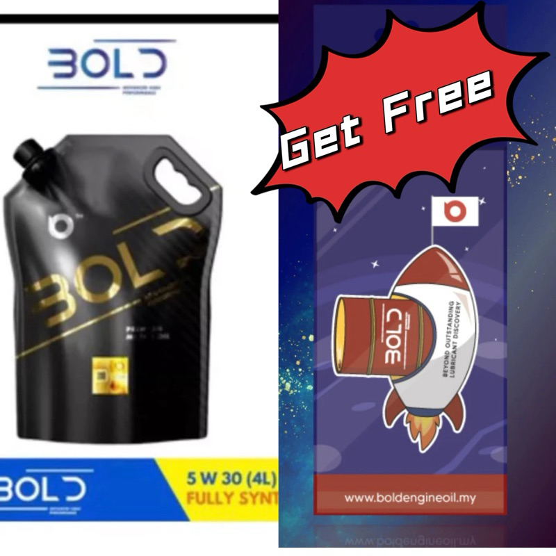 Bold 5w30 4L Fully Synthetic New VOL.2 SN Engine Oil Car Lubricant ...
