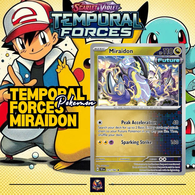 Pokemon TCG Miraidon Holo Temporal Forces | Shopee Malaysia