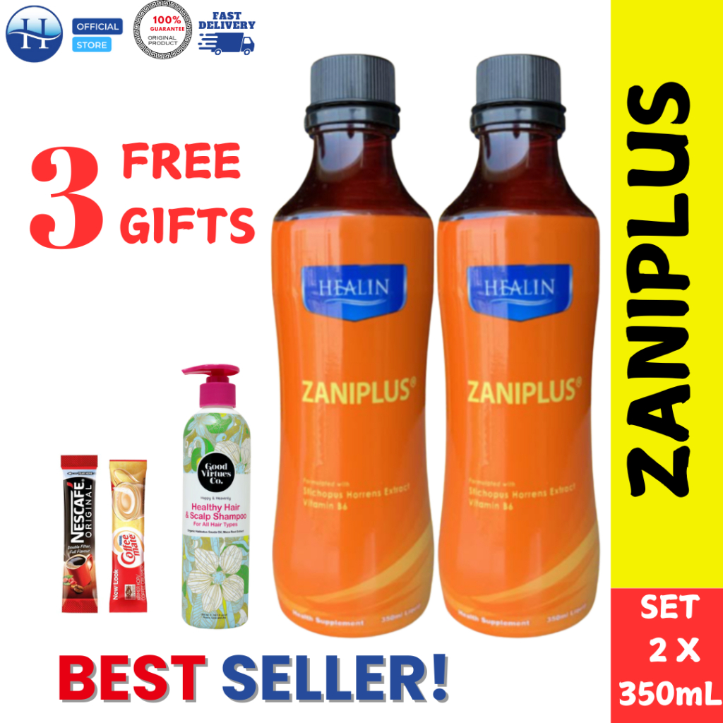 HEALIN ZANIPLUS SET 2 BOTOL GAMAT OREN, 3 FREE GIFT [HAIR SHAMPOO ...