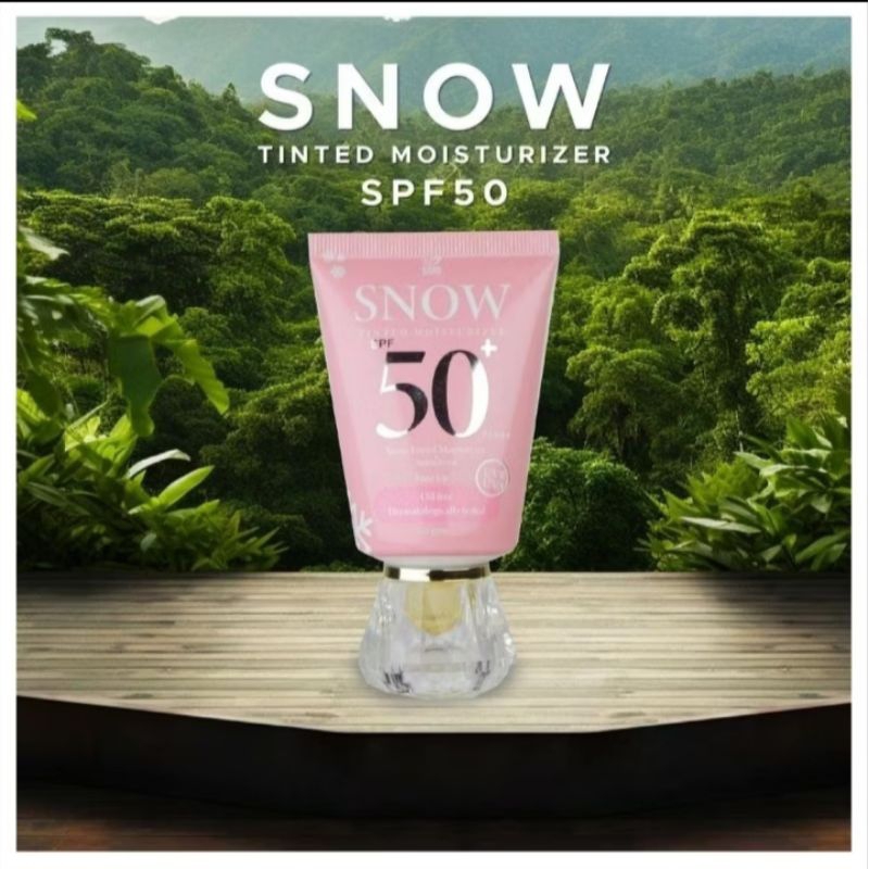 Snow tinted moisturizer SPF 50 Dherbs | Shopee Malaysia