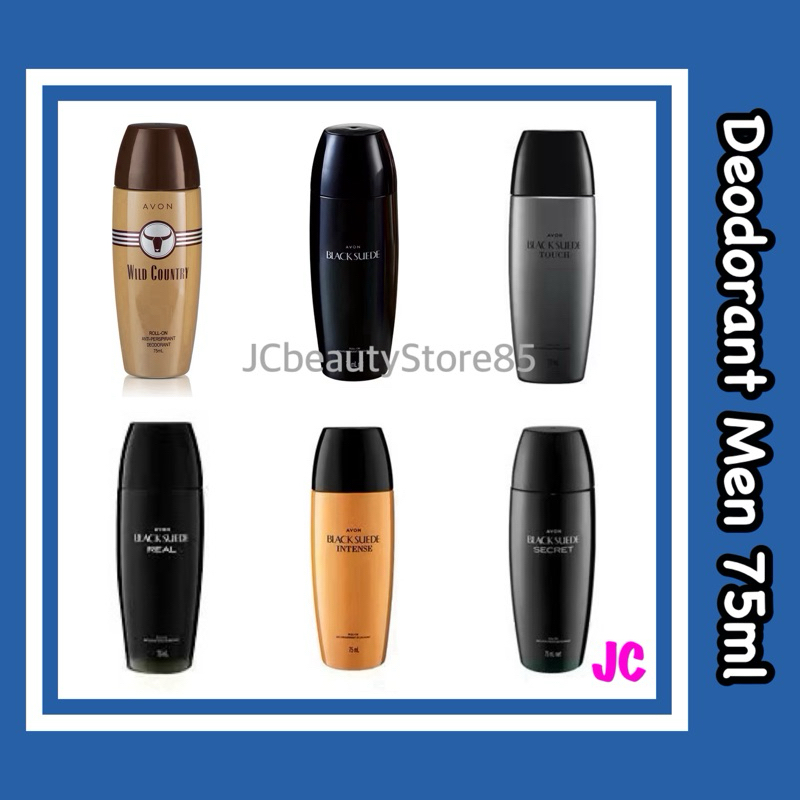 JC MEN ROLL ON Anti Persprirant Deodorant 75ml ( WILD COUNTRY , BLACK ...