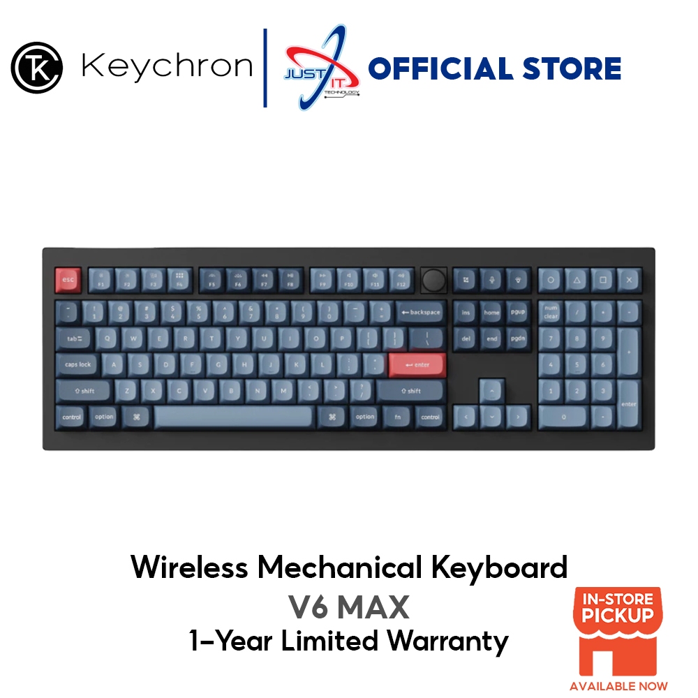 Keychron V6 Max Bluetooth Wireless Mechanical Keyboard | Shopee Malaysia