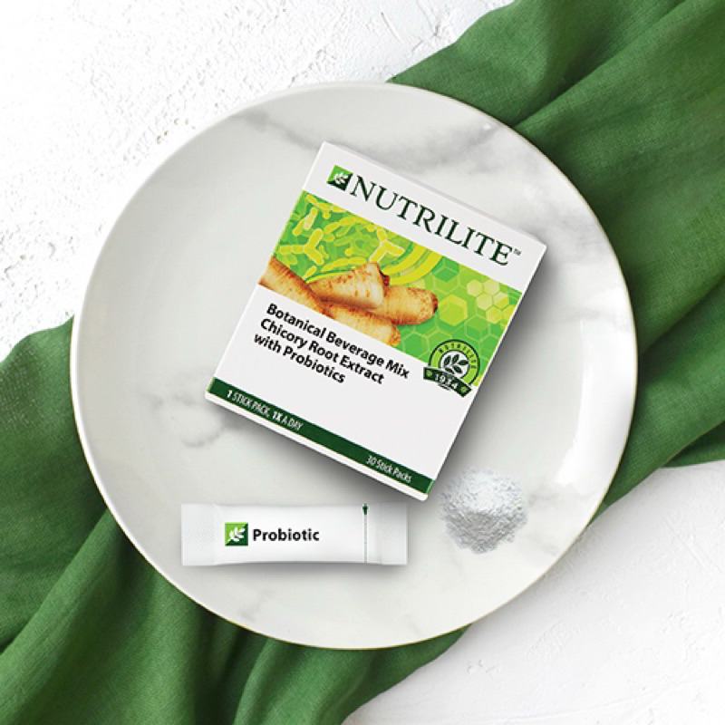 Nutrilite Botanical Beverage Mix Chicory Root Extract with Probiotics ...
