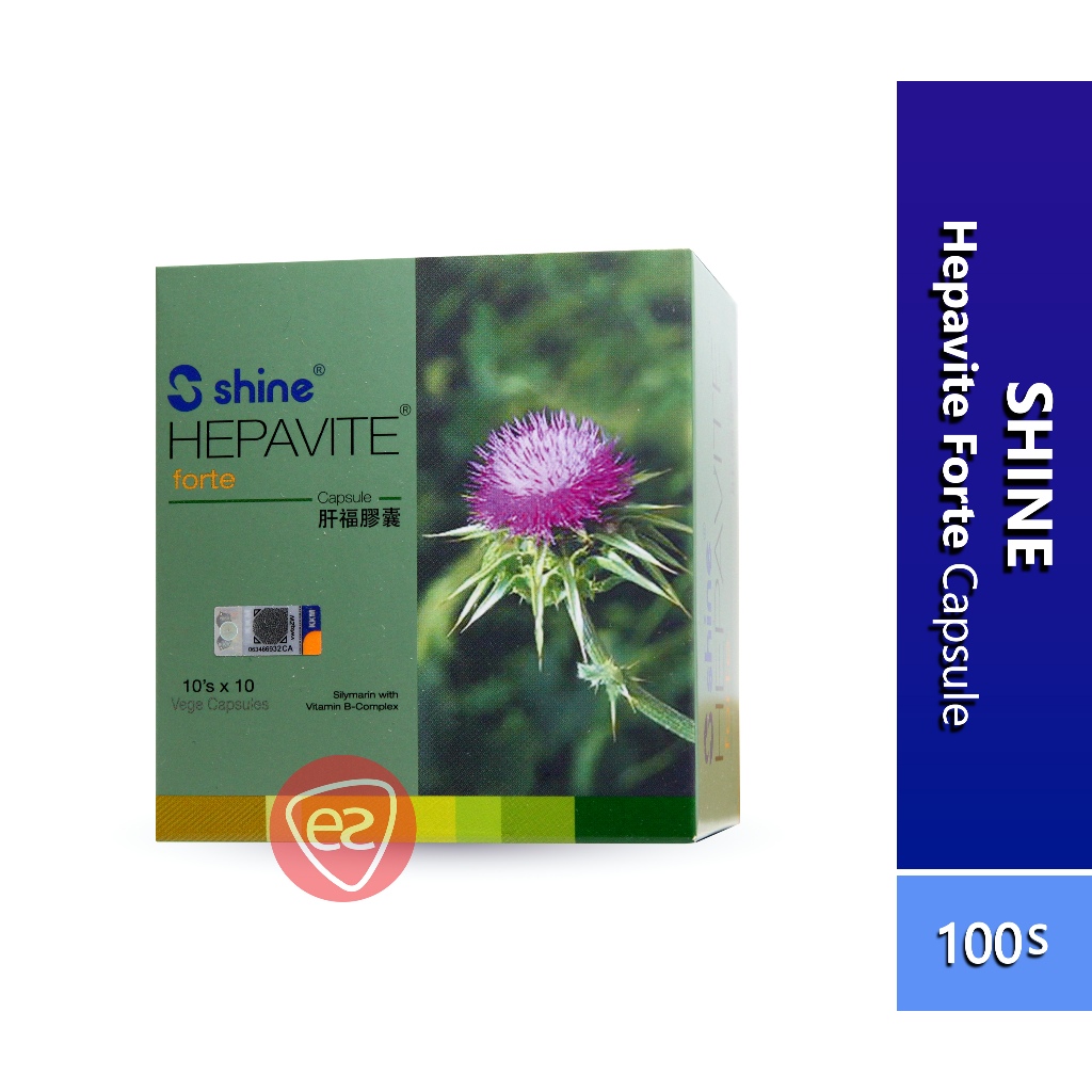 Shine Hepavite Forte Vegetable Capsule 肝福胶囊 100s (Silymarin With ...