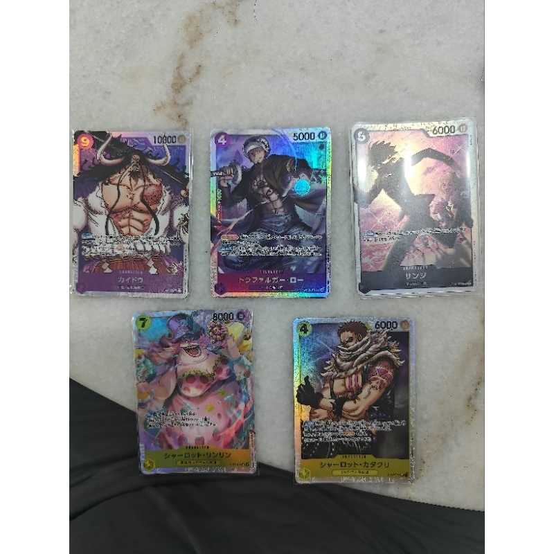One Piece OPTCG ST04 ST10 ST07 ST14 SR Kaido Law Katakuri Big Mom Sanji ...