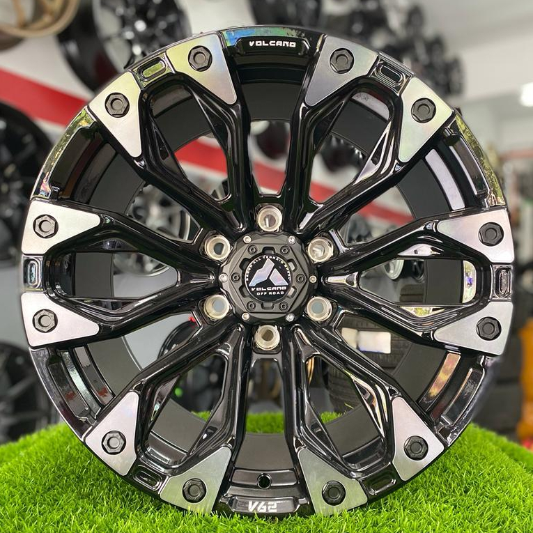 4x4 Sport Rim Raxer Road-Off Volcano V62 Wheels 18 Inch 9.5JJ 6H139 ET+ ...