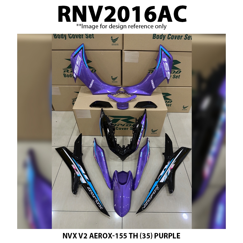 Yamaha NVX V2 NVX155 AEROX AEROX-155 Thailand Cover Set Rapido New ...