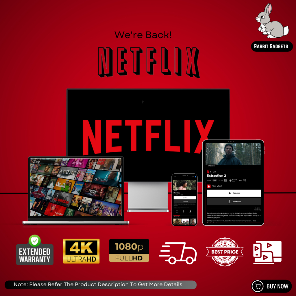 🔥STABLE AND FAST🔥Netflix Trusted MY Account Quality With Warranty ...