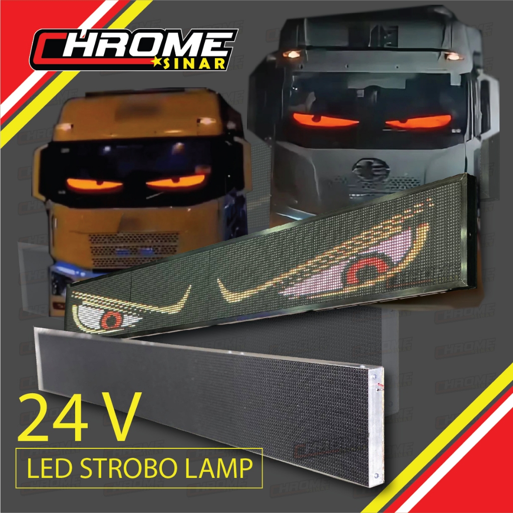 LED STROBO LAMP / WINDSCREEN LED EYES | Shopee Malaysia