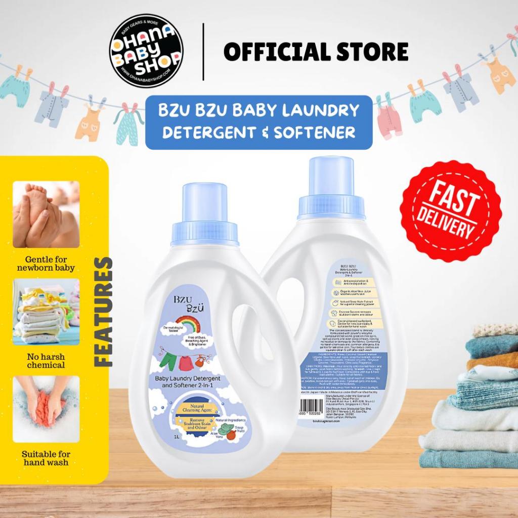 BZU BZU Detergent and Softener 2in1 Baby Lundry 800ml 1L | Shopee Malaysia