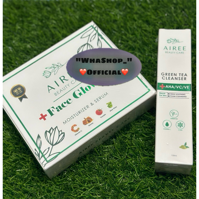 🌿AIREE CLEANSER GREAN TEA | FACE GLOWING SET ORIGINAL🌿 | Shopee Malaysia