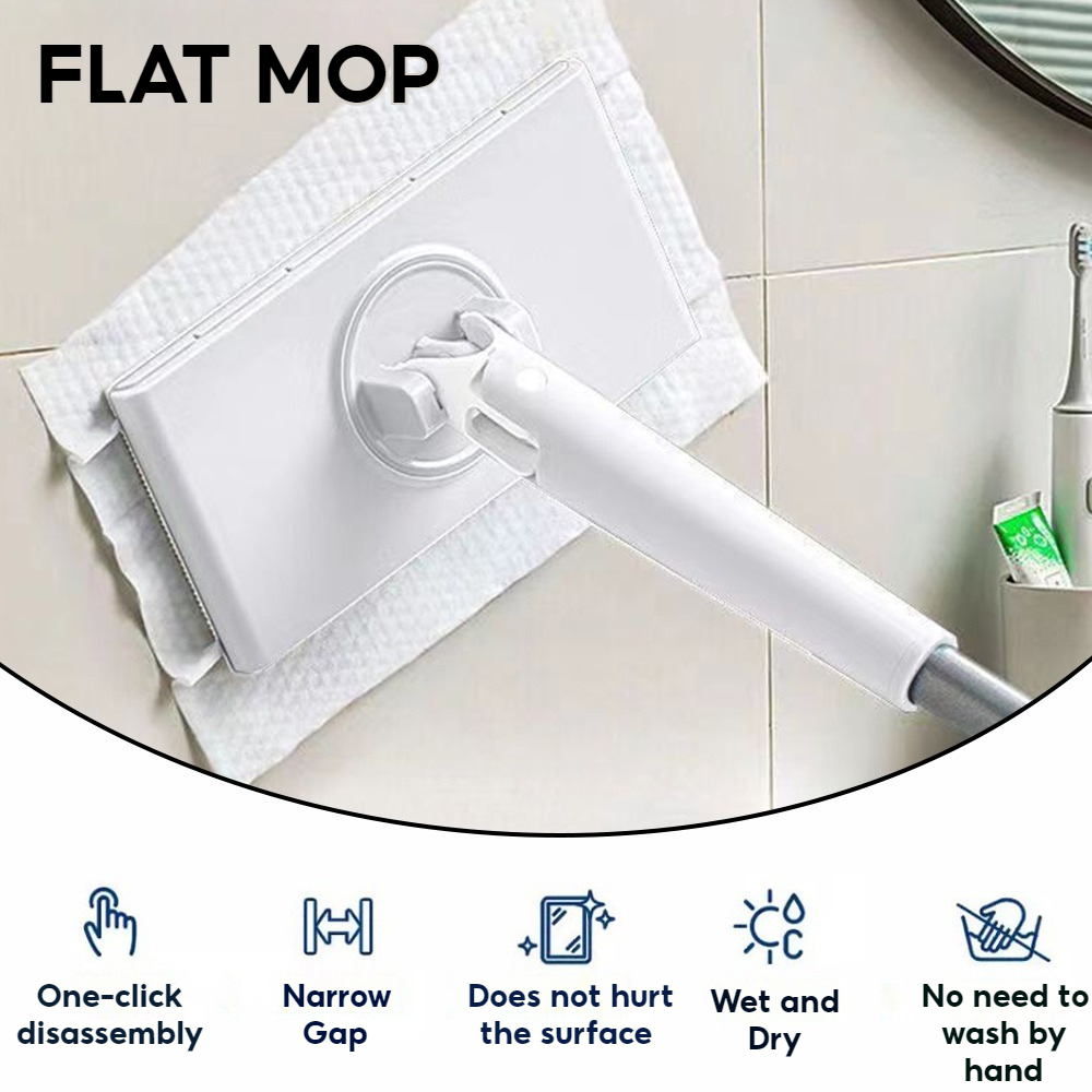 90CM Flat Mop/ Dust-absorbing Removal Mop/ Disposable Wooden Floor Mop ...