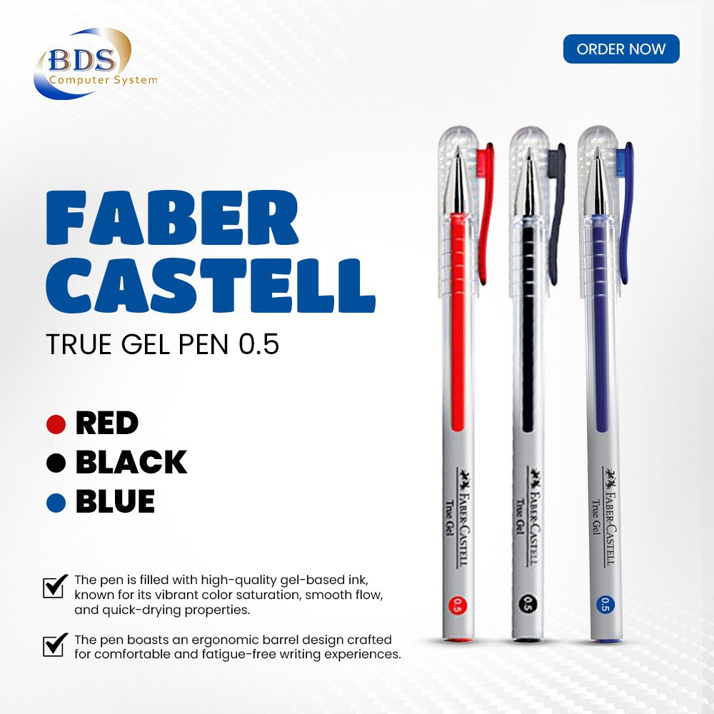 FABER-CASTELL TRUE GEL PEN 0.5/0.7mm (PER PCS) | Shopee Malaysia
