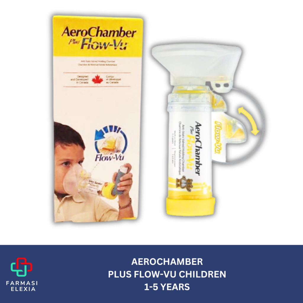 AEROCHAMBER PLUS FLOW-VU ANTI-STATIC VALVED HOLDING CHAMBER MEDIUM MASK ...