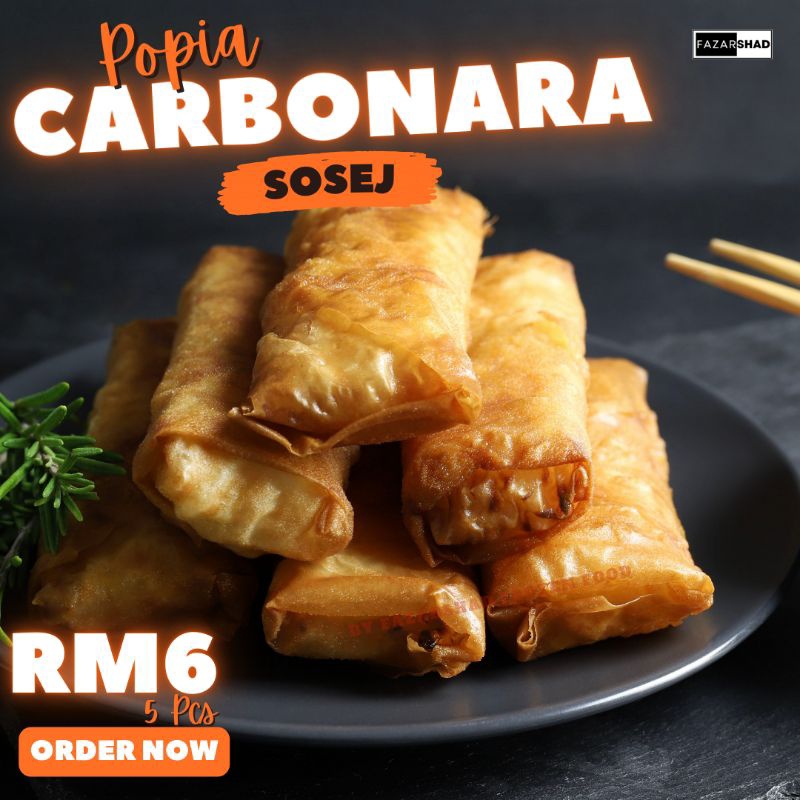 POPIA CARBONARA (5 BIJI) | Shopee Malaysia