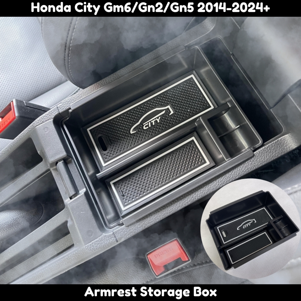 Honda City Gm6/FL/Gn2/Gn5 HatchBack 2014-2024 Armrest Storage Box ...