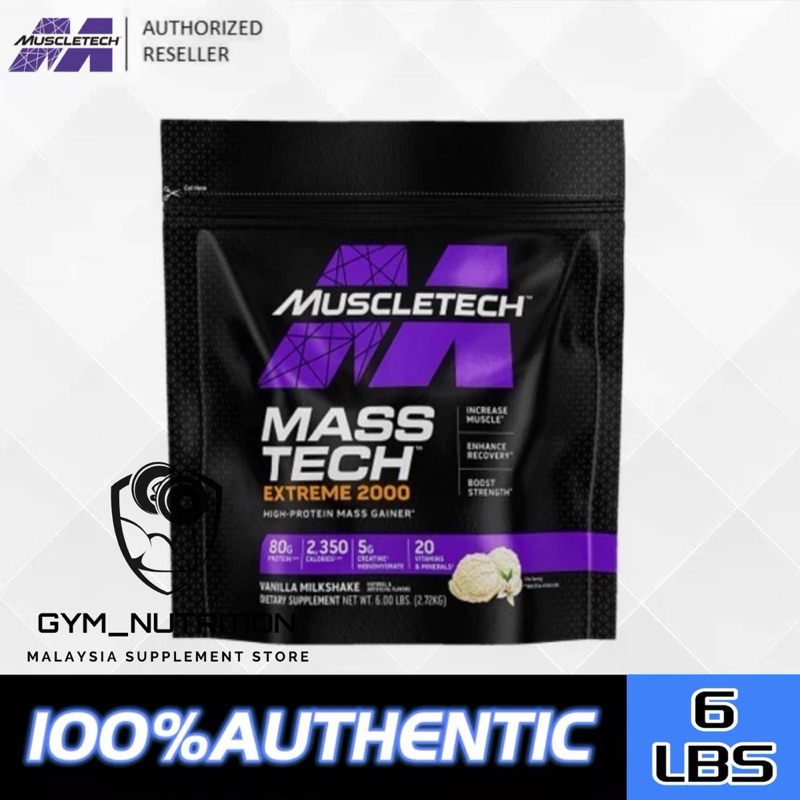 MuscleTech Mass Tech Extreme 2000 [6LBS]Weight & Mass Gain, Muscle ...