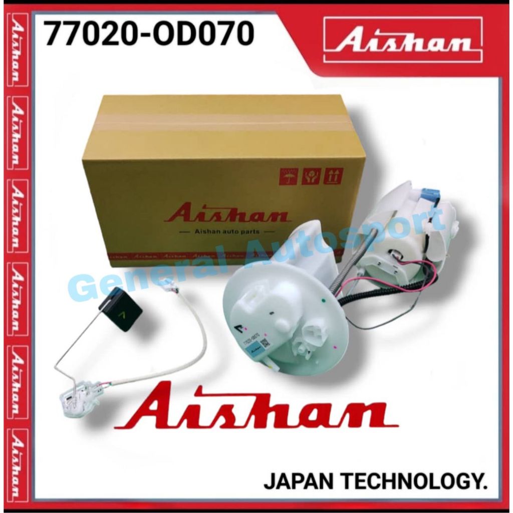 Fuel Pump Brand Aishan Japan Toyota Vios NCP93 77020-0D070-ASN | Shopee ...