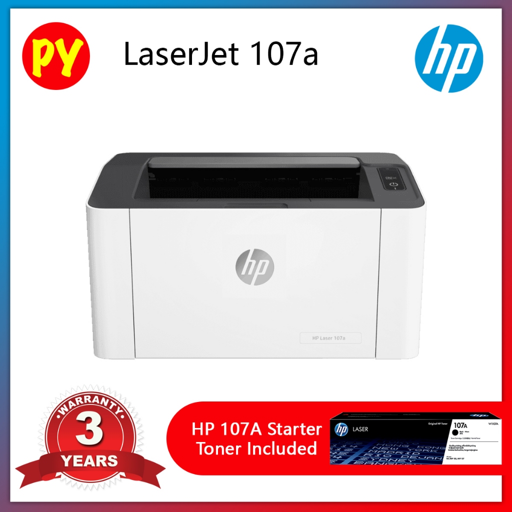 HP 107a | HP107w Mono Laserjet (Print only, WiFi*) Printers using HP ...