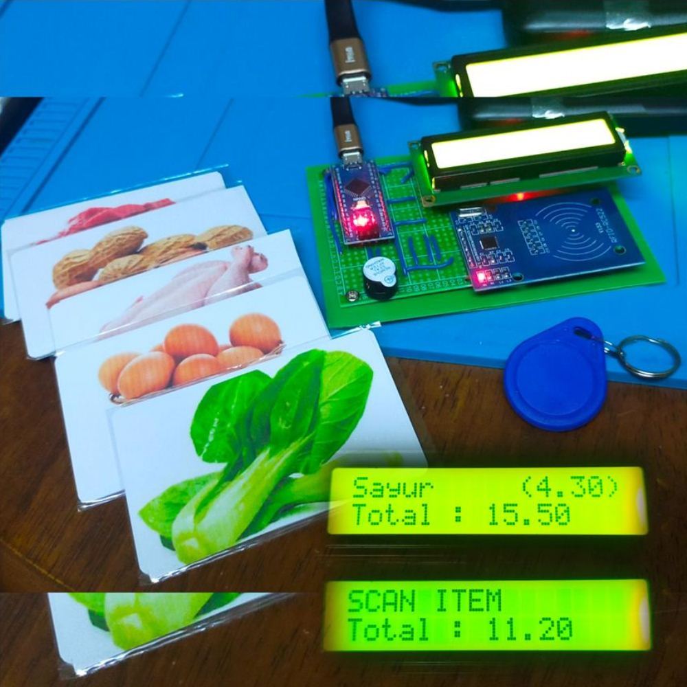 Project Arduino Smart Trolley RFID Card Projek RBT Tahun Akhir FYP ...