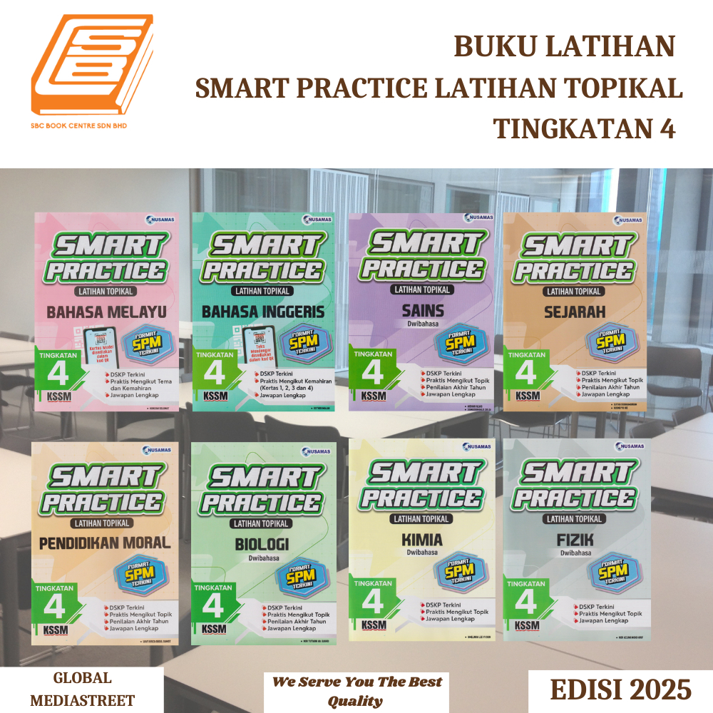 [SBCB] Buku Aktiviti : Smart Practice Topikal KSSM SPM Tingkatan 4 ( Nusamas ) | Shopee Malaysia