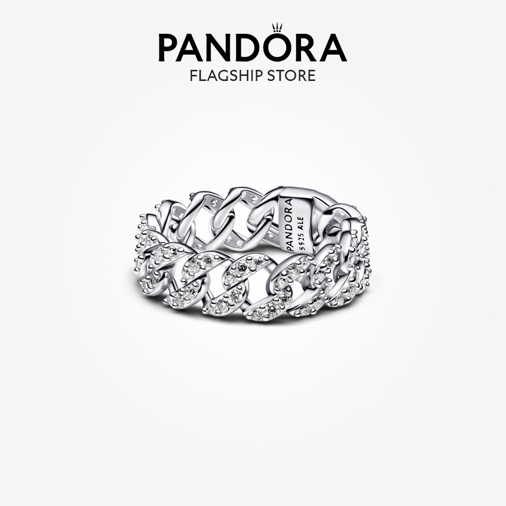 Pandora Pavé Cuban Chain Ring | Shopee Malaysia