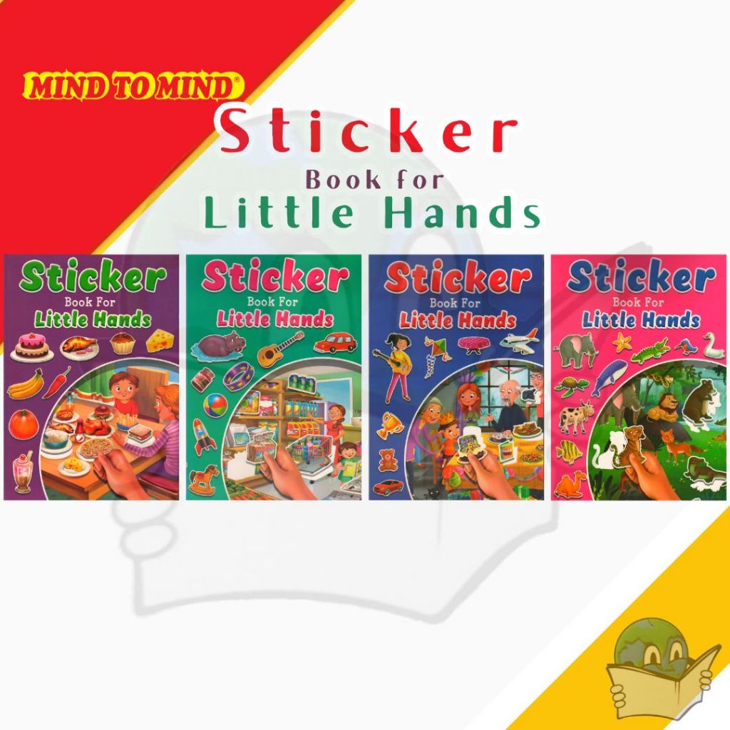 Sticker Book for Little Hands [Mind to Mind] | Shopee Malaysia