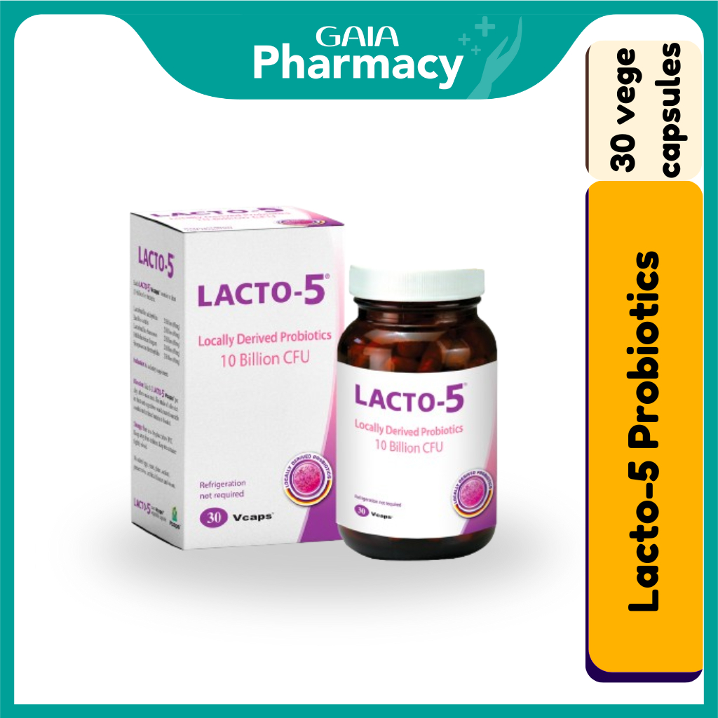 LACTO-5 PROBIOTICS 10 BILLION CFU (30's) | Shopee Malaysia