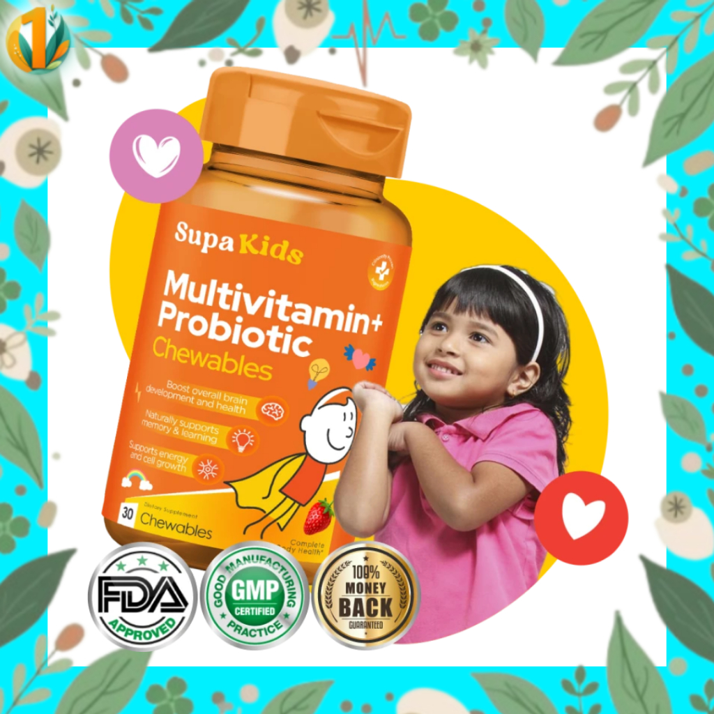 Supa Kids Multivitamin + Probiotik: 10x Lebih Berkesan untuk Perbaiki ...