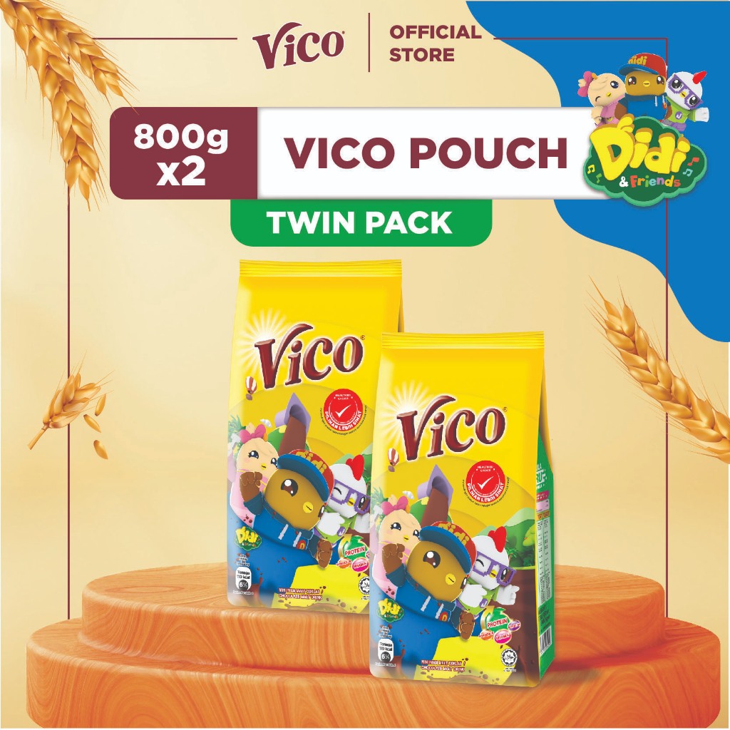 Vico Chocolate Malt Drink (800g x 2 Pack) | Shopee Malaysia