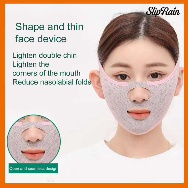 Face Lift V Shaper Mask Facial Slimming Bandage Chin Cheek Lift Up Belt ...