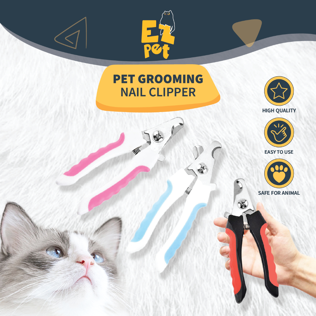 EZPET🐱Pet Grooming Nail Clipper Pet Nail Cutter Cat Dog Nails Trimmer ...
