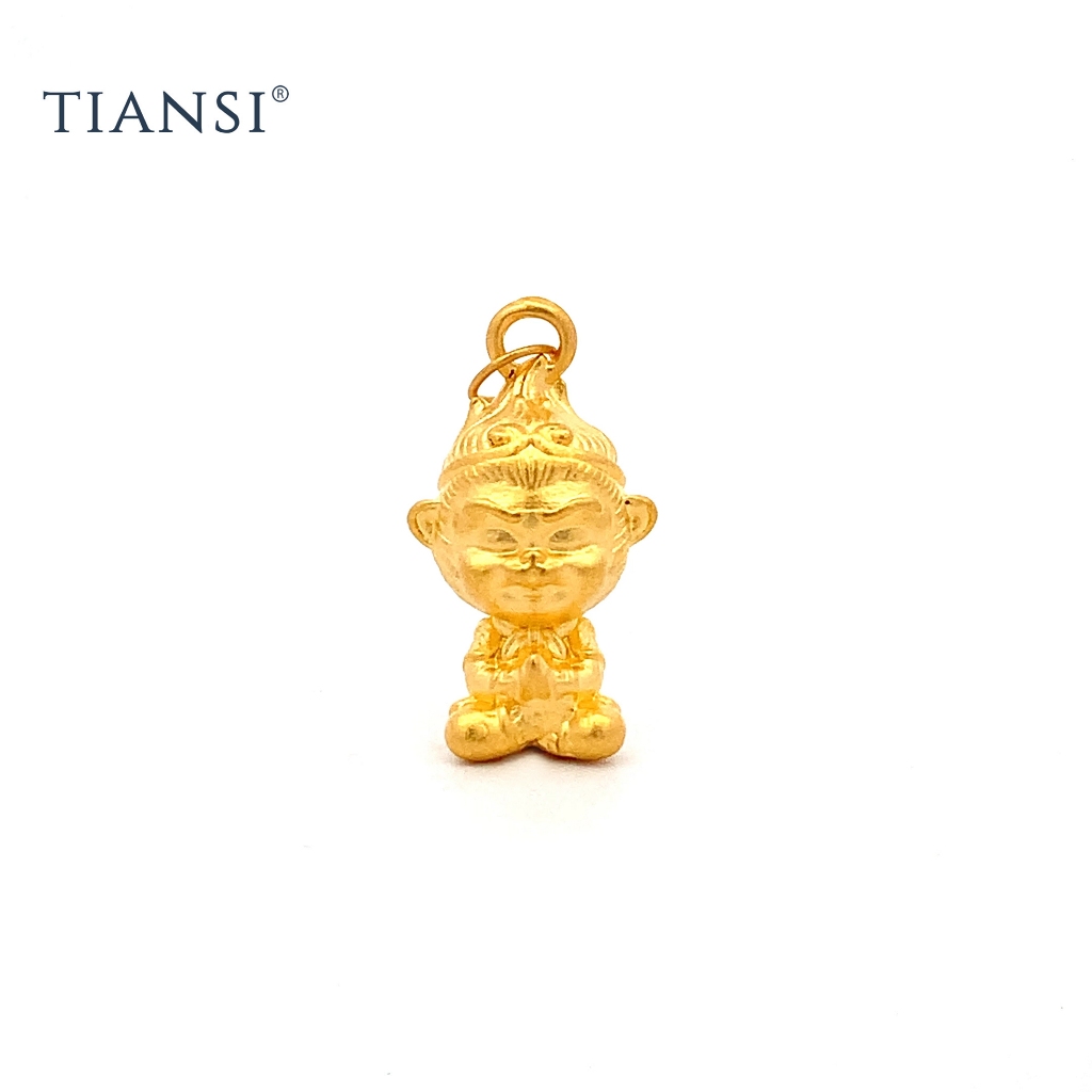 TIANSI 999 (24K) GOLD WUKONG PENDANT 悟空吊坠 LOKET EMAS WUKONG | Shopee ...